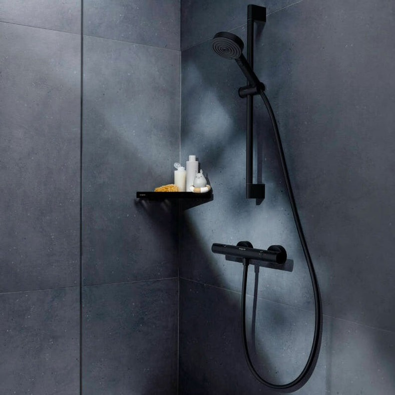 Hansgrohe 恆溫龍頭浴杆組｜烤漆黑 13324670-24160670 13324670-24170670 — 好德 Better ...