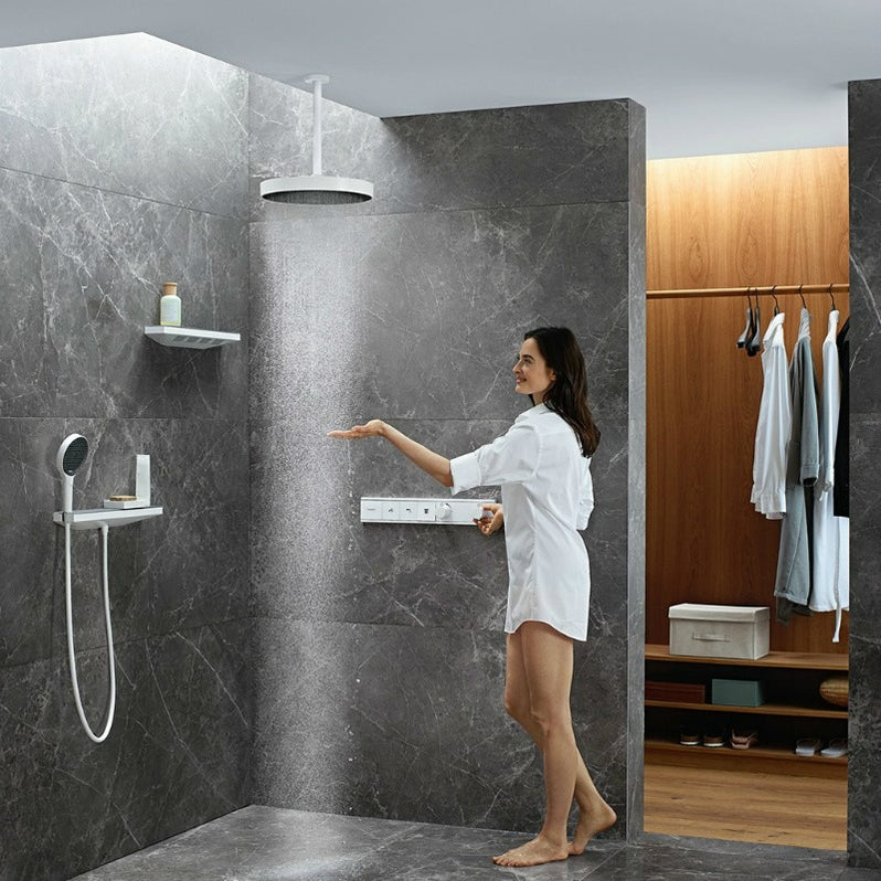 德國 Hansgrohe Rainfinity 頂花灑頭 一段出水 白色花灑出水口 26228700 — 好德 Better Choice 廚衛精品