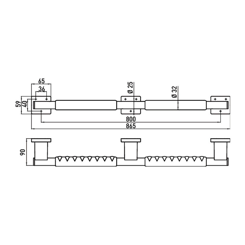 Emco System2 浴室安全扶手｜Epoxy 好握設計｜長度 66/86cm 357021201 357021202 — 好德 ...