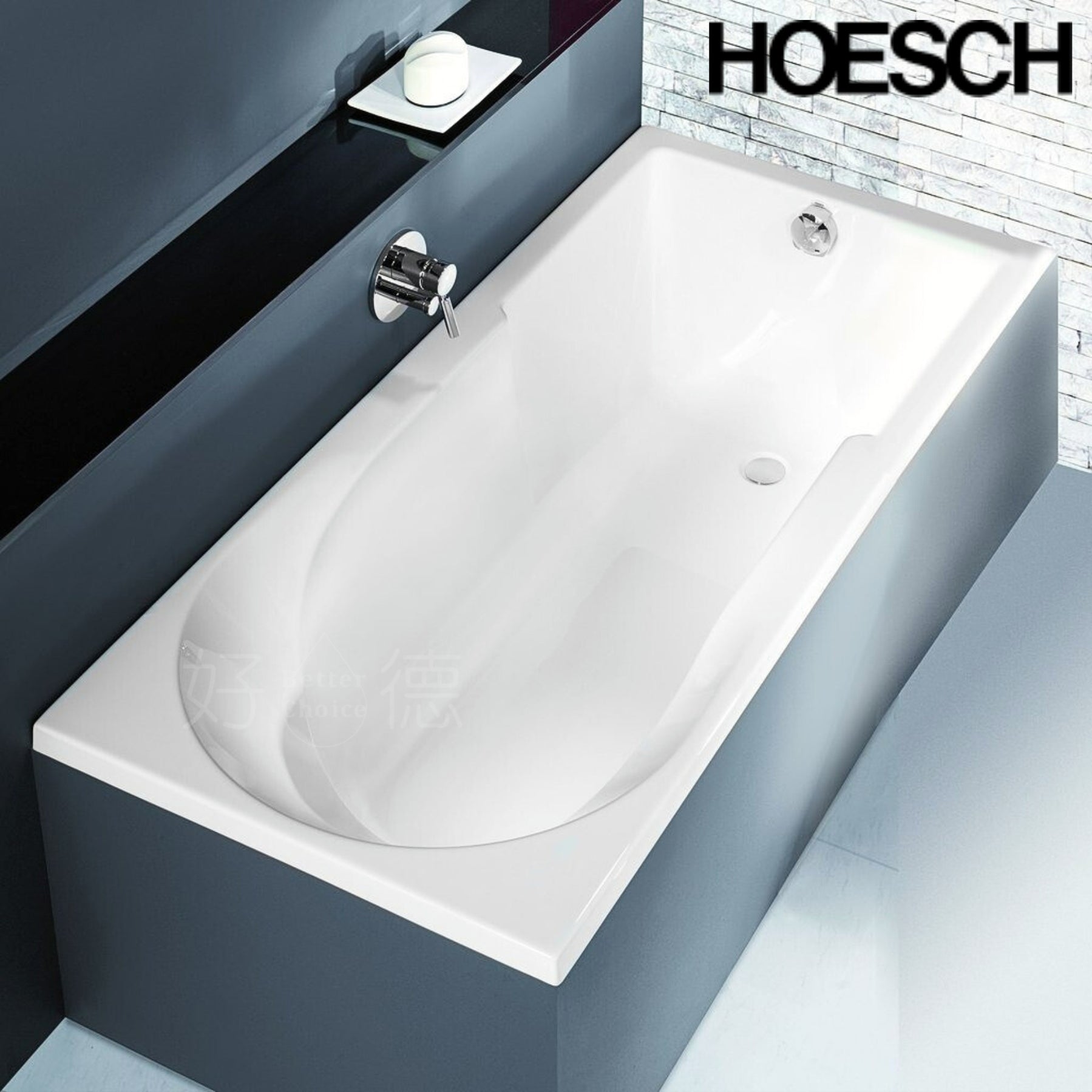 德國製 HOESCH Spectra 170cm 壓克力嵌入式浴缸(深度48cm) - 限台中以北 H3665-01 — 好德 Better ...