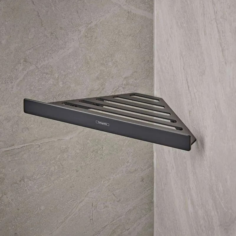 Hansgrohe AddStoris 浴室轉角置物架｜三角置物架｜角落置物架｜置物架｜可瀝水｜有客製色 41741340 41741700 ...