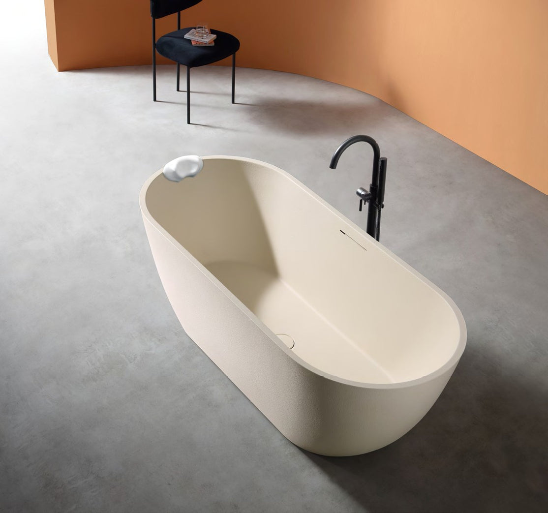 PA-D002 D0012 好德岩石紋耐磨浴缸｜橢圓形｜多色 岩鹽浴缸 D012-white D002-white D012-black ...