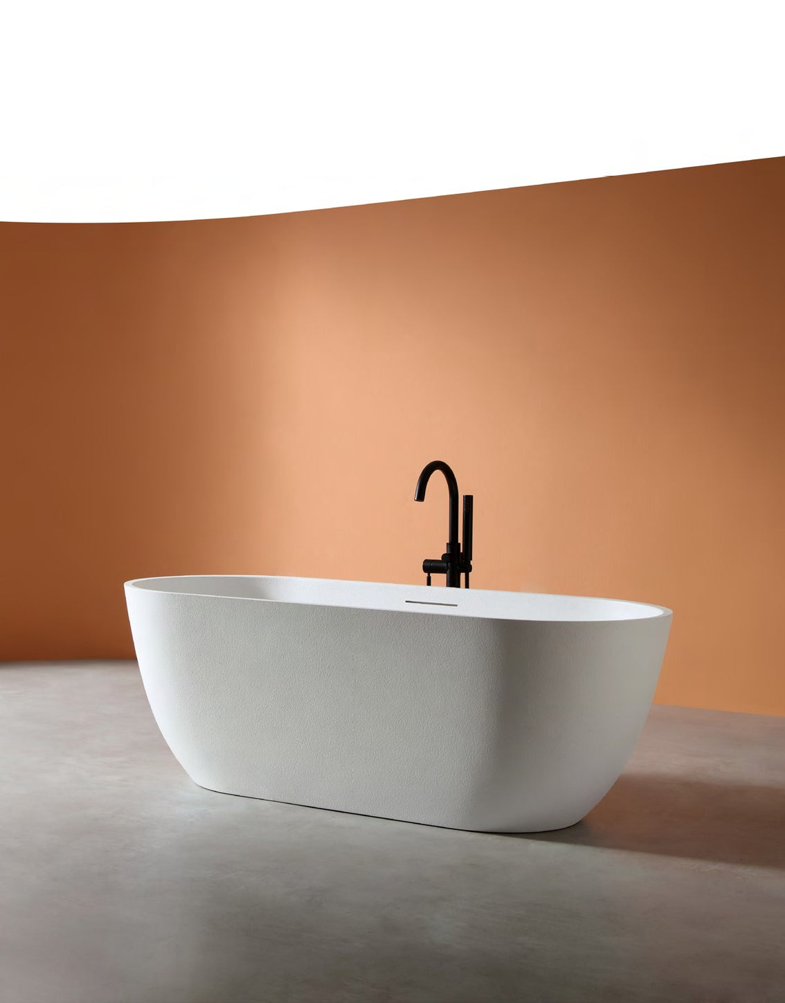 PA-D002 D0012 好德岩石紋耐磨浴缸｜橢圓形｜多色 岩鹽浴缸 D012-white D002-white D012-black ...