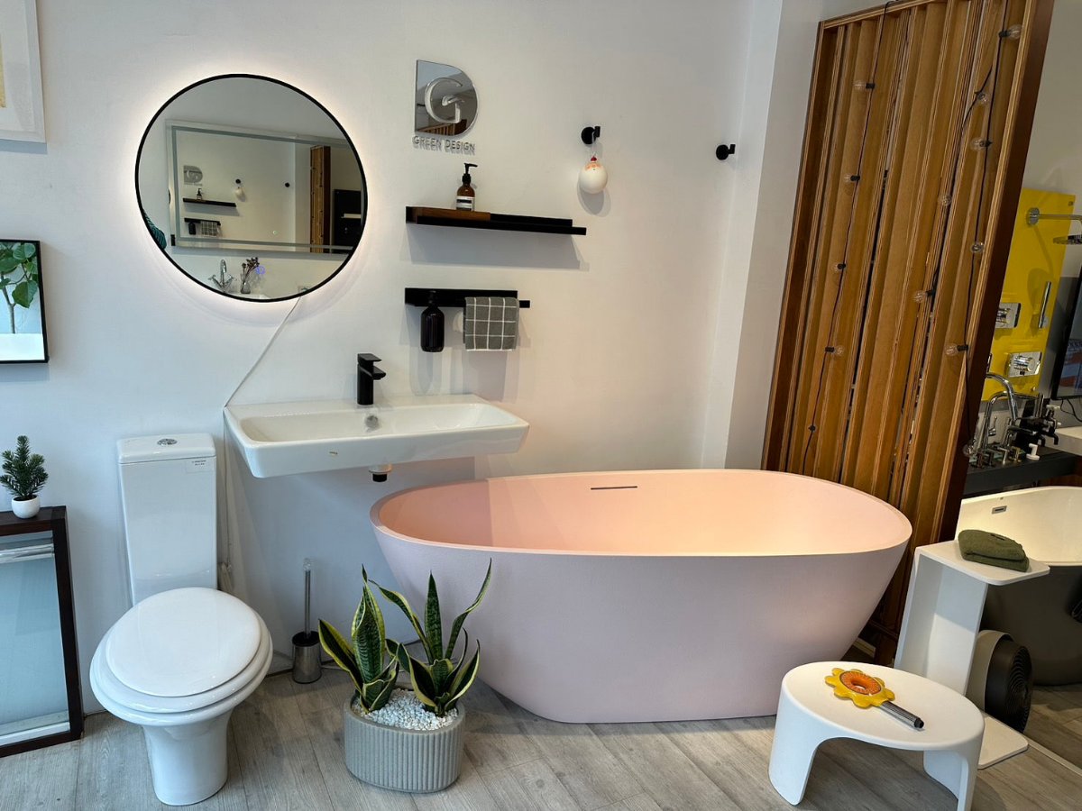 PA-D003 D013 好德岩石紋耐磨浴缸｜蛋形｜多色 D013-pink D003-pink D013-white D003-white ...