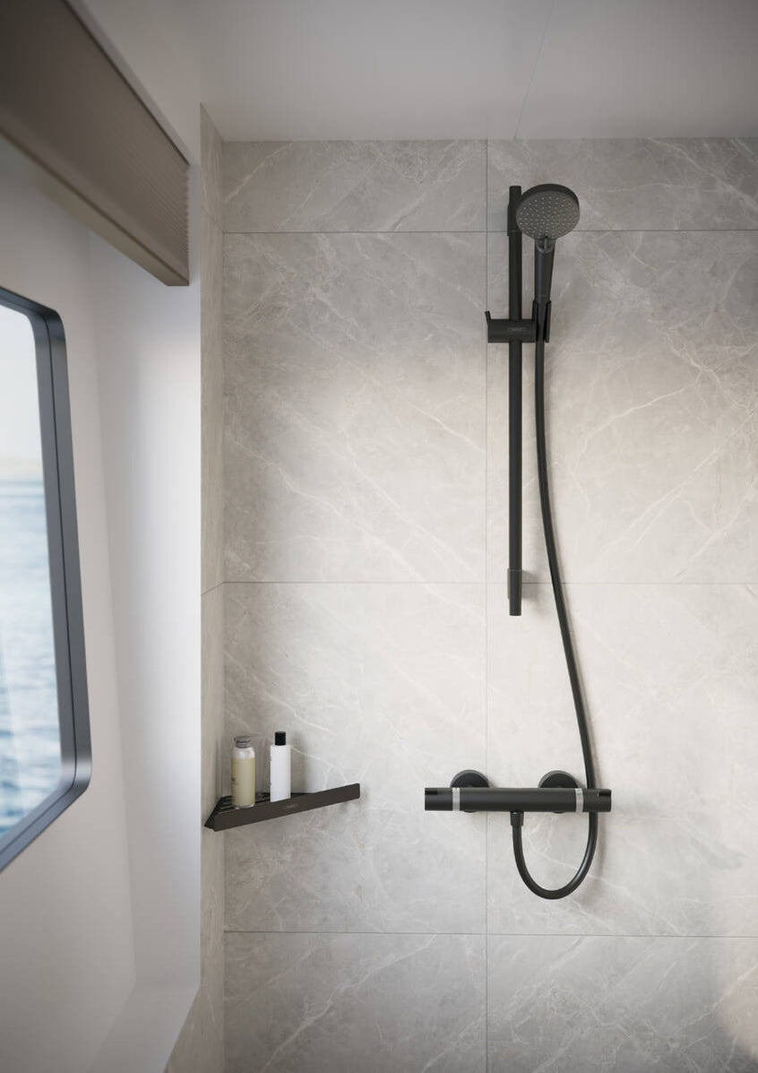 Hansgrohe AddStoris 浴室轉角置物架｜三角置物架｜角落置物架｜置物架｜可瀝水｜有客製色 41741000 41741340 ...
