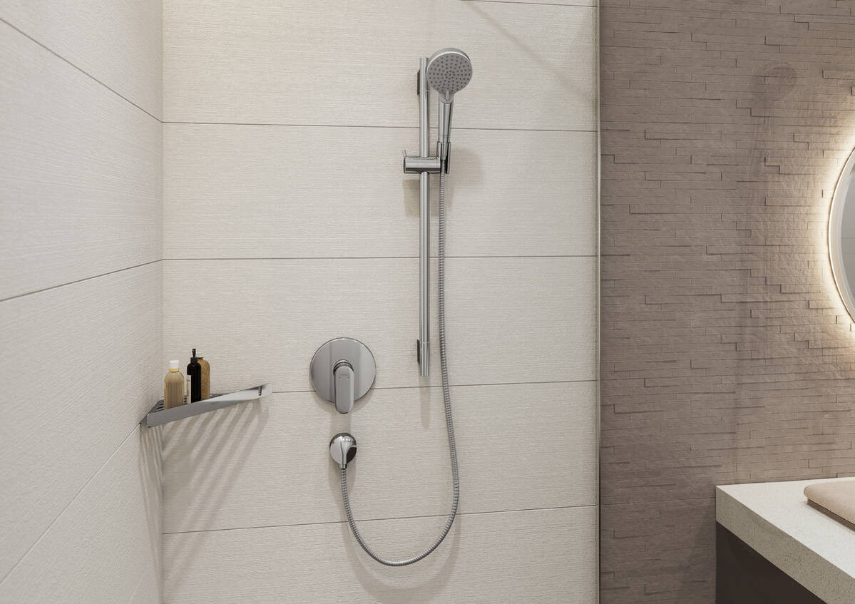 Hansgrohe Unica S 淋浴升降桿 - 含蛇管 28632340 28632000 28632670 28632700 ...