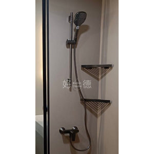 Hansgrohe AddStoris 浴室轉角置物架｜三角置物架｜角落置物架｜置物架｜可瀝水｜有客製色 41741340 41741700 ...