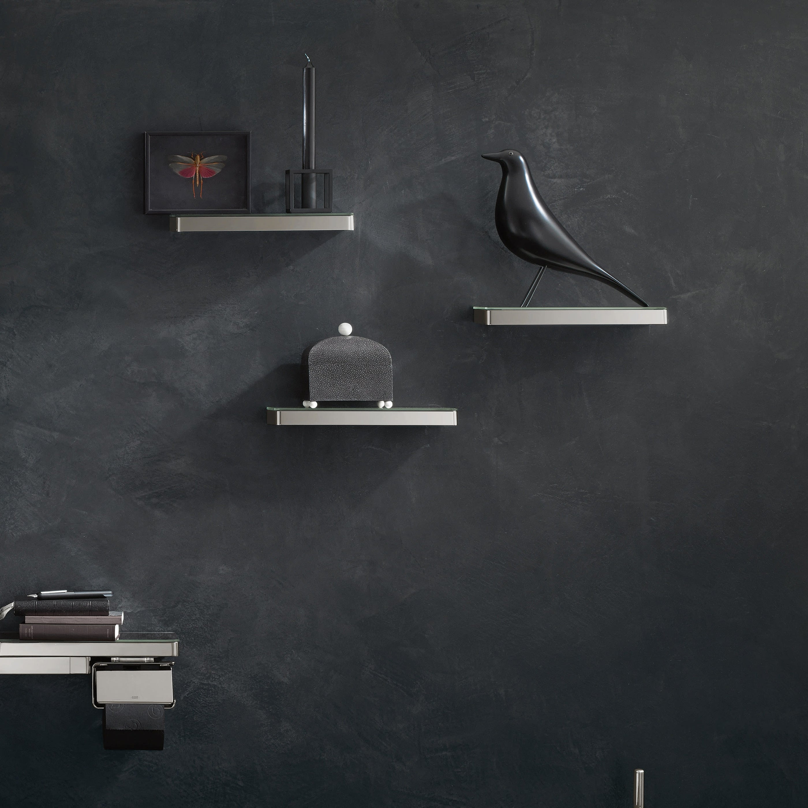 Axor Universal Accessories 玻璃浴室置物架 30cm 42838000 42838250 42838990 — 好德 ...