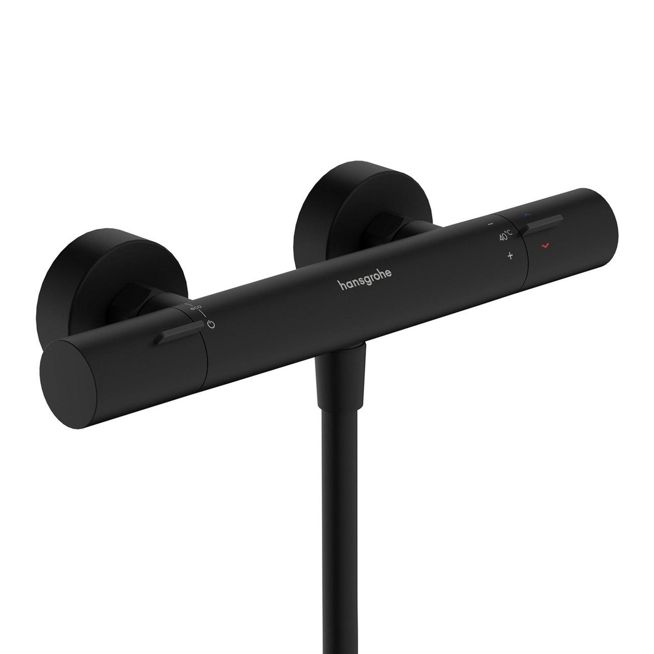 Hansgrohe 恆溫龍頭浴杆組｜烤漆黑 13324670-24160670 13324670-24170670 — 好德 Better ...