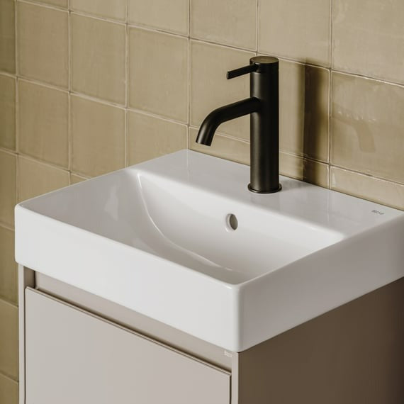 西班牙 Roca Ona 50cm 半嵌式台上盆 陶瓷面盆 耐髒抗刮材質 A32768L00C — 好德 Better Choice 廚衛精品