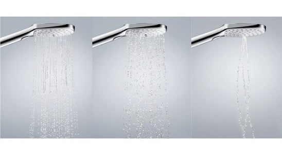 德國 雨中之舞三段按鍵式蓮蓬頭 (方) Hansgrohe Raindance Select E 120｜花灑蓮蓬頭 26520990 ...