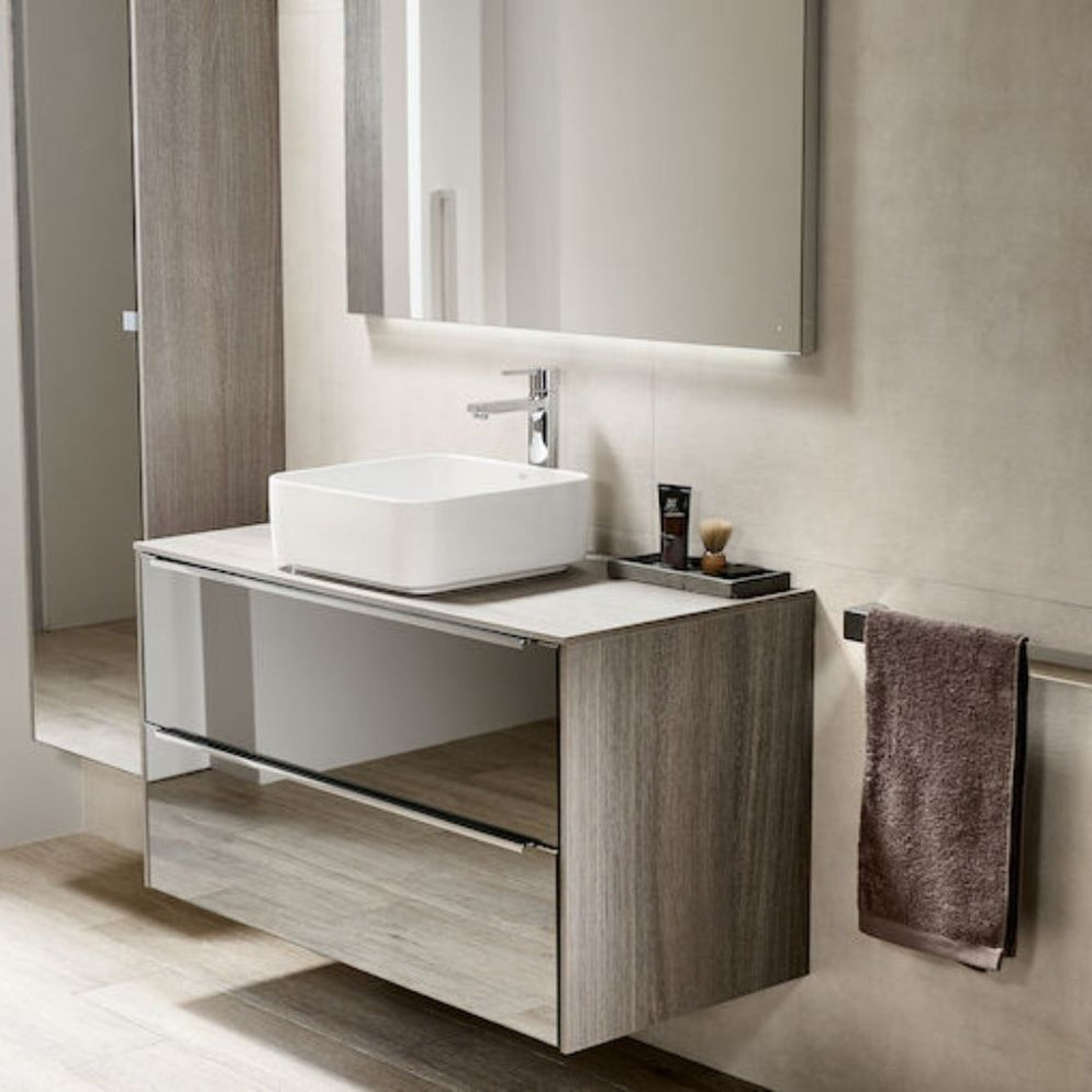 西班牙 Roca Inspira 37cm 方形台上盆｜精緻薄邊 327532000 — 好德 Better Choice 廚衛精品