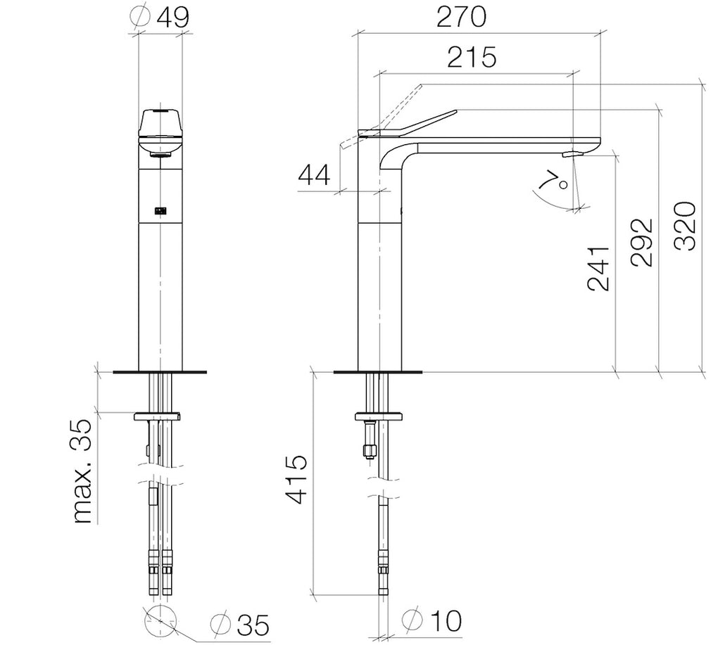 德國當代 Dornbracht Lisse New 高腳面盆龍頭｜高29.2cm 3353784500 3353784506 — 好德 ...