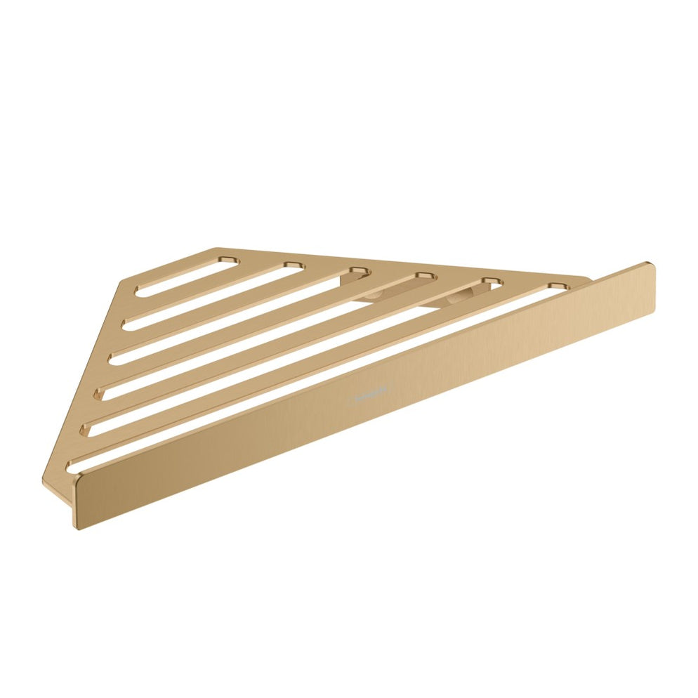 Hansgrohe AddStoris 浴室轉角置物架｜三角置物架｜角落置物架｜置物架｜可瀝水｜有客製色 41741000 41741340 ...