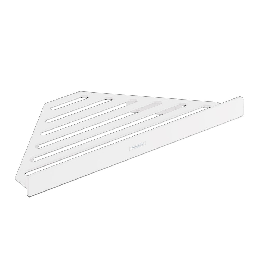 Hansgrohe AddStoris 浴室轉角置物架｜三角置物架｜角落置物架｜置物架｜可瀝水｜有客製色 41741340 41741700 ...