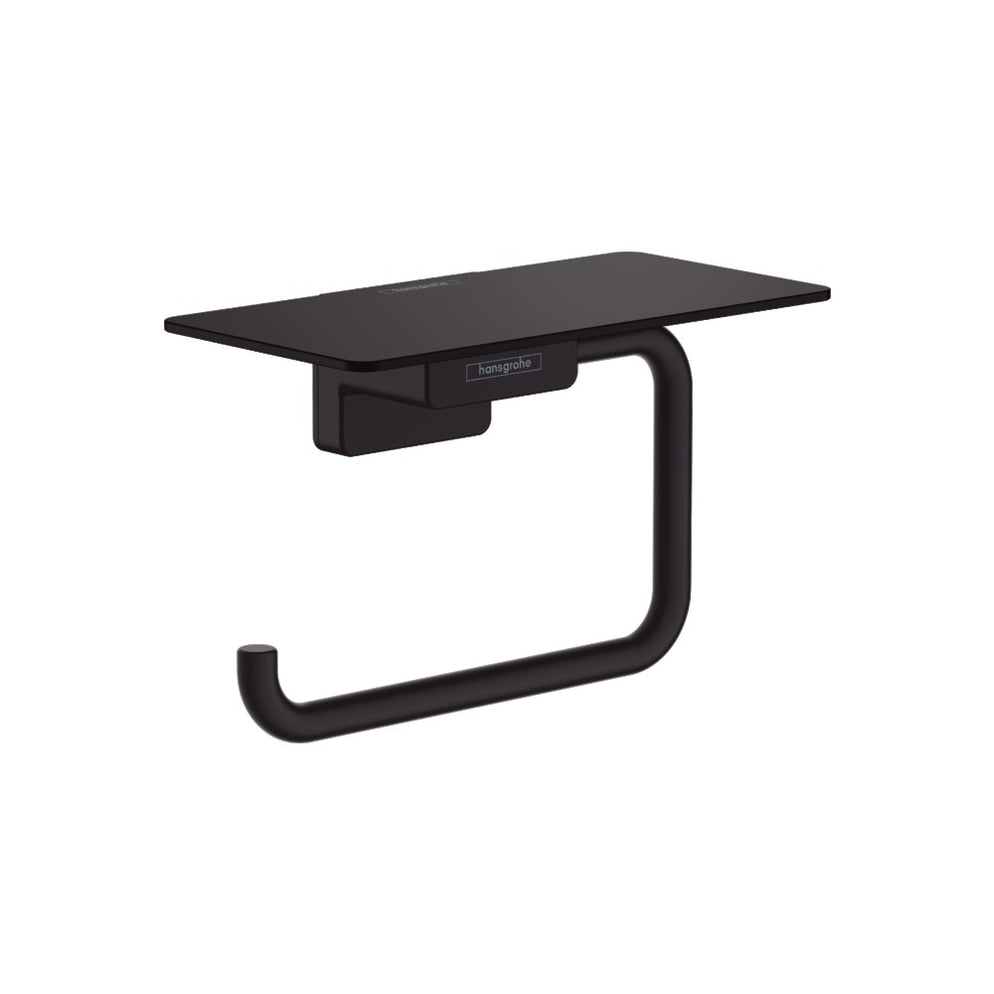 德國原裝進口 Hansgrohe AddStoris 捲筒衛生紙架｜衛生紙架帶置物台｜有客製色 41772000 41772340 ...