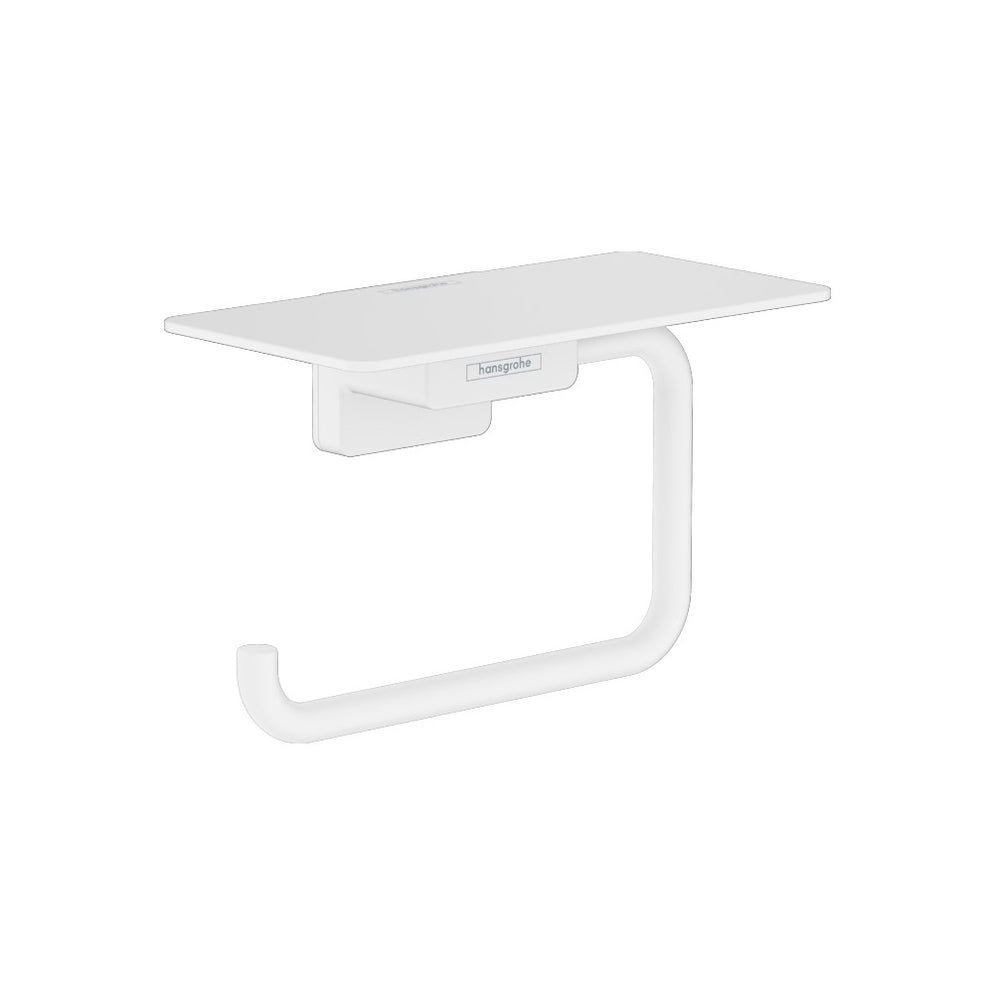 德國原裝進口 Hansgrohe AddStoris 捲筒衛生紙架｜衛生紙架帶置物台｜有客製色 41772000 41772340 ...