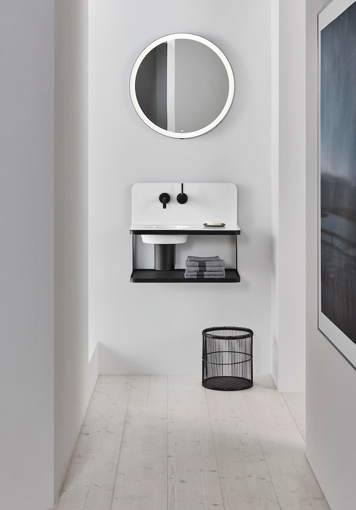 Alape Steel 19 掛牆洗臉盆＋龍頭組合｜洗手台｜壁面龍頭｜免預埋 5260000000 — 好德 Better Choice