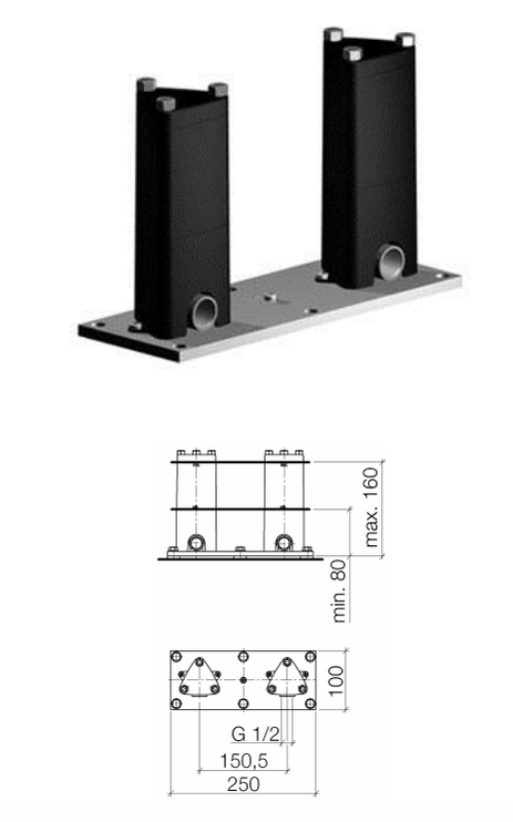 Dornbracht Tara 獨立式浴缸龍頭｜管線盒另購 2594388200 2594388233 2594388206 ...