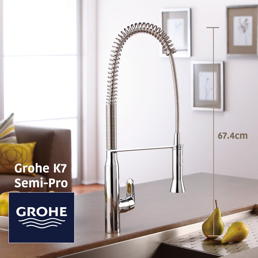 Grohe K7 專業級廚房龍頭 - K7 Professional Kitchen Mixer 32950000 32950DC0 — 好德 Better Choice 廚衛精品